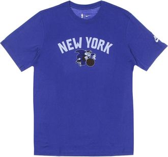 Nike NY Knicks Logo T-Shirt - - Sport - Herren - Blau - XS
