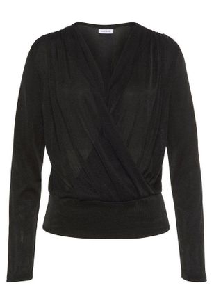 Lascana Langarmshirt aus gl&auml;nzender Qualit&auml;t