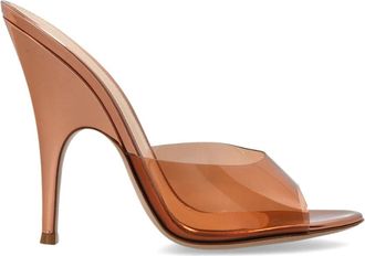 Gianvito Rossi Femme, Chaussures, Brun, Taille: 39 EU Mules &agrave; Talons Sofia