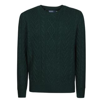 Ralph Lauren Homme, Pulls, Vert, Taille: M Chaud Pull en Tricot