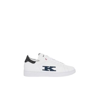 Kiton Wei&szlig;e Kalbsleder-Sneakers mit Cup-Sohle - - Shoes - Herren - Wei&szlig; - 42 EU