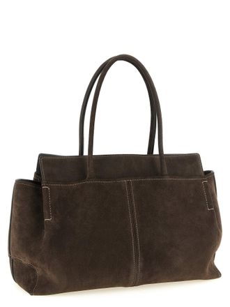 Tod's Suede Shoulder Bag - Brown