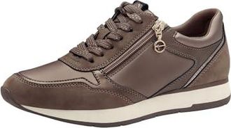 Tamaris Baskets Basses pour Femme, Beige Taupe Comb, 39 EU