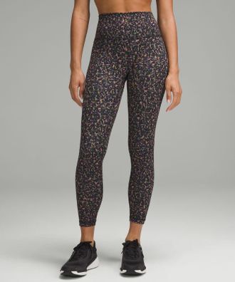 lululemon Legging Wunder Train taille haute pour Femmes - 64 cm - Rose/&Eacute; - Taille 0