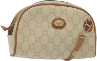 Gucci Pre-owned Cuir sacs-gucci - Femme - Pre-owned - Beige - Taille: ONE Size