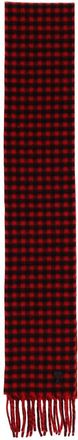 Ami Plaid Wool Scarf