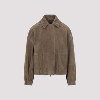 Brunello Cucinelli Brunello Cucinelli Suede Leather Jacket