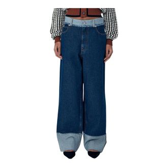 Marni Femme, Jeans, Bleu, Taille: 40 FR Pantalon en denim