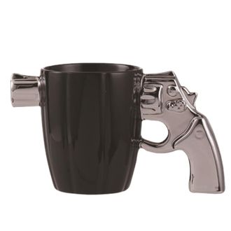 dbrie Pistolen-Tasse, -Keramikpistolen-Becher, -Tasse Mit Benutzerdefinierten Pistolenpistolen,Keramische Kaffeetassen Kreative -Milchbecher,Porzellan Kaffe