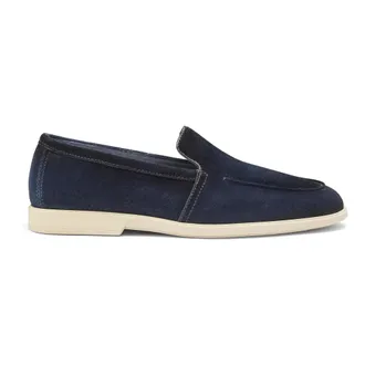 Santoni Herren, Schuhe, Blau, 45 1/2 EUGr&ouml;&szlig;e