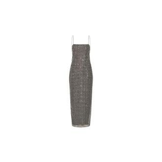 Rotate Beaded Maxi Slip Dress - - Dresses - Damen - Schwarzk - M