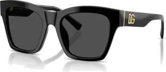 Dolce & Gabbana Femme, Accessoires, Noir, Taille: 53 MM Lunettes de soleil carr&eacute;es