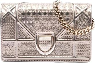 Dior Pre-owned Wallet on Chain - Femme - Pre-owned - Jaune - Taille: ONE Size