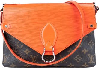 Louis Vuitton Crossbody Bags - Louis Vuitton Canvas Monogram Epi Saint Michel PM - Gr. unisize - in Braun - f&uuml;r Damen
