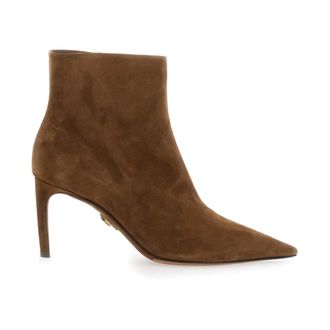 Dolce & Gabbana Femme, Chaussures, Beige, Taille: 38 1/2 EU Bottines à Cheville Devotion en Daim