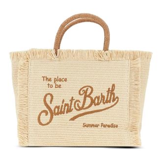 MC2 Saint Barth Femme, Sacs, Beige, Taille: ONE Size Colette Straw Tote Bag