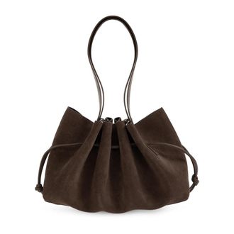 Yuzefi Umh&auml;ngetasche mit Muschelsaum - - Bags - Damen - Braun - ONE SIZE
