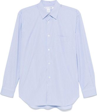 Comme Des Gar&ccedil;ons Gestreiftes Hemd - Blau