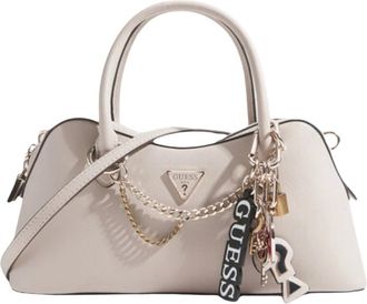 Guess Femme, Sacs, Blanc, Taille: ONE Size Sac &agrave; main Davina Charms