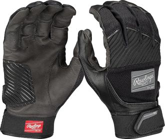 Rawlings Workhorse OKC Fastpitch Softball-Schlaghandschuhe, Schwarz, Größe XL