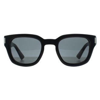 Saint Laurent Quadratisch Unisex Schwarz Grau SL 838