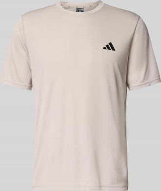 adidas Funktionsshirt mit Logo und Rundhalsausschnitt