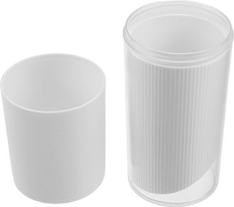 Artibetter Reisefreundlicher Zahnb&uuml;rstenbecher aus Bruchsicherem Kunststoff Kompakt Leicht und Vielseitig Einsetzbar f&uuml;r Zuhause B&uuml;ro und Unterwegs als Praktisch