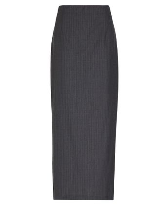8 by YOOX COLUMN LONG SKIRT W/ BACK SPLIT