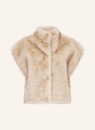 Neo Noir Neo Noir Kunstpelz-Weste Kevini beige