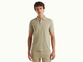 Benetton Poloshirt f&uuml;r Herren, gr&uuml;n, Large