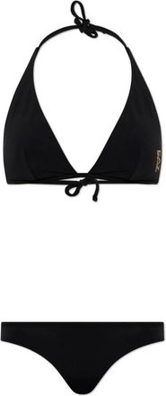 Emporio Armani Emporio Armani Ea7, Femme, Maillots de bain, Noir, Taille: 36 FR Maillot de bain deux pi&egrave;ces