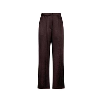 Liu Jo Femme, Pantalons, Brun, Taille: 40 FR Wide Pantalons