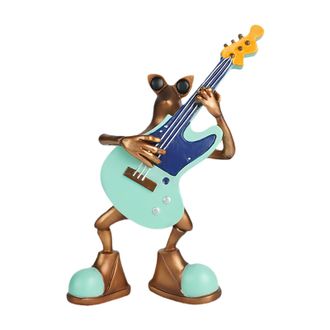 Generico Garten-Froschfigur - Dekoration aus Harz, Tierkunst im Freien, musikalischer Garten, niedliche Tierstatue | Whimsical Musical Display Harz, Bezaubernd