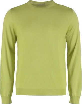 THE (ALPHABET) pull à bords côtelés - Vert