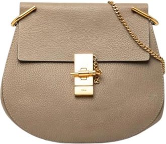 Chlo&eacute; Sac bandouli&egrave;re Drew Pre-owned - Femme - Pre-owned - Gris - Taille: ONE Size