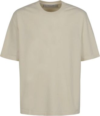 Golden Goose Homme, Tops, Blanc, Taille: S T-Shirt Coupe D&eacute;contract&eacute;e