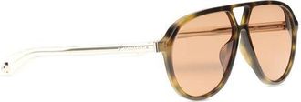 Alexander McQueen ALA009SAJ07492082BB Sunglasses - Brown