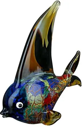 GILDE GLAS art Fisch Pondo - mundgeblasen - jedes Teil EIN Unikat - Höhe ca. 27 cm