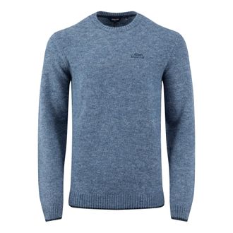 Weird Fish Gorleston Sweatshirt f&uuml;r Herren, Rundhalsausschnitt (Verblichenes Jeansblau)