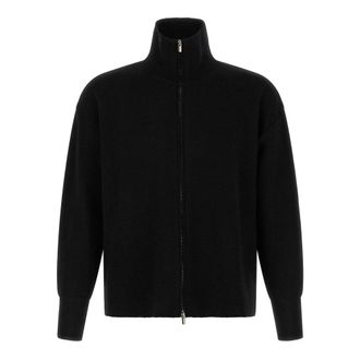 Maryya Pullover mit halbem Rei&szlig;verschluss - - Knitwear - Herren - Schwarzk - XL