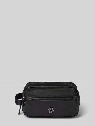 HUGO BOSS Kulturtasche mit Logo-Applikation Modell ICON