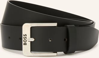 HUGO BOSS Lederg&uuml;rtel Jemio schwarz