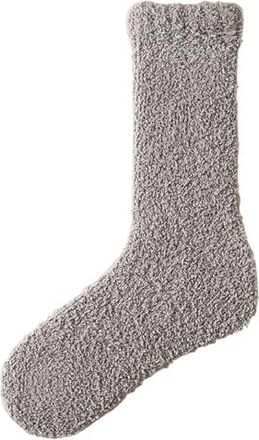 Generic Chaussettes de sport pour homme avec impression rembourrée - Chaussettes mi-longues en coton - Chaussettes de randonnée hautes, gris, Taille unique