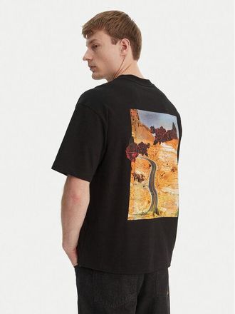 HUGO BOSS T-Shirt Domans 50564642 Schwarz Oversize