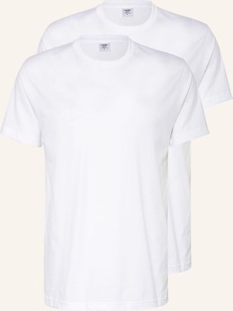 CALIDA Calida 2er-Pack T-Shirts Natural Benefit weiss