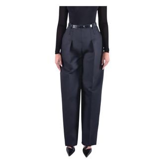 Elisabetta Franchi Wollhose - - Trousers - Damen - Schwarzk - S