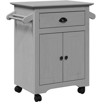 vidaXL Chariot de cuisine bodo gris 72x45x80 cm - Vidaxl