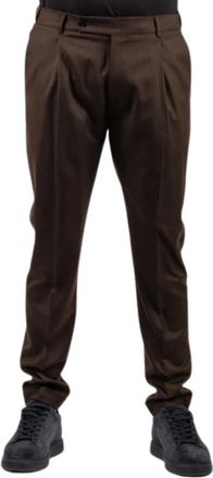 Berwich Pantalon Long R&eacute;tro - Homme - Pantalons - Brun - Taille: 2XL