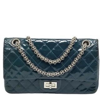Chanel Sac &agrave; rabat 2.55 Pre-owned - Femme - Pre-owned - Bleu - Taille: ONE Size