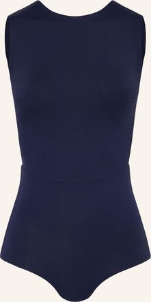 Mymarini Mymarini High-Neck-Badeanzug Classics Zum Wenden Mit Uv-Schutz 50+ blau
